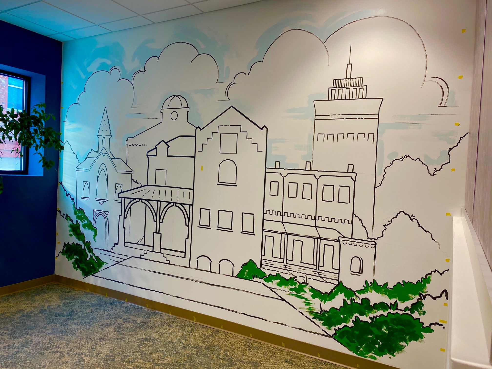 New Mural in the KidZone Play Area – Lancaster Cleft Palate Clinic